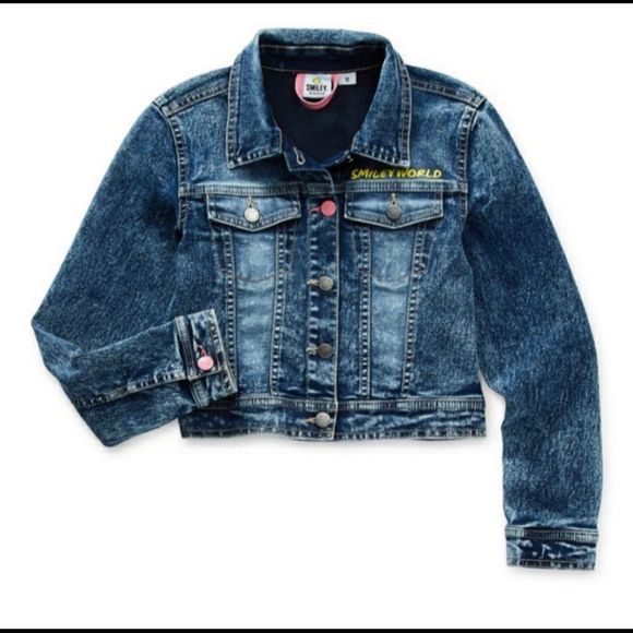 Smiley World | Jackets & Coats | Smiley World Denim Jeans Jacket | Poshmark